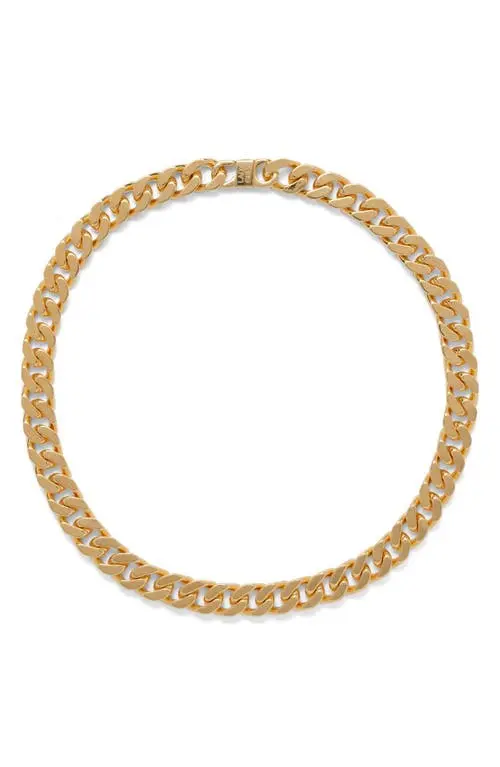 Lady Grey Xxl Curb Chain Necklace - Gold