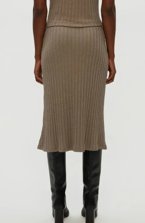 Michael Stars Shania Rib Midi Skirt