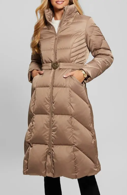 Guess Olga Down Puffer Coat With Removable Hood