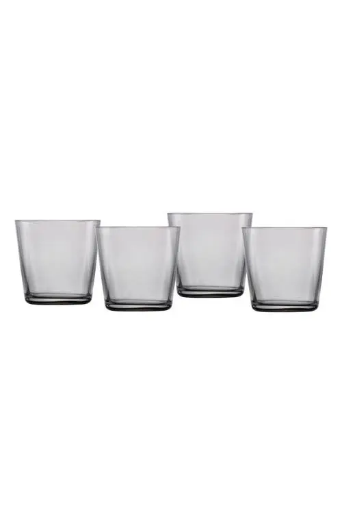 FORTESSA Together Set Of 4 Tritan Crystal Double Old Fashioned Glasses - Graphite