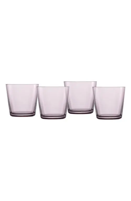 FORTESSA Together Set Of 4 Tritan Crystal Double Old Fashioned Glasses - Lilac
