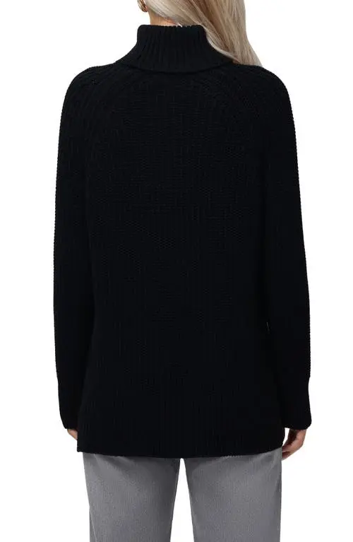 525 America 525 Stella Cotton Turtleneck Sweater - Black