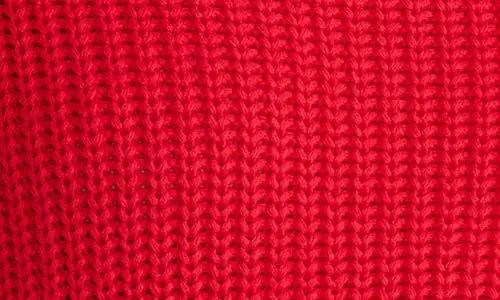 525 America 525 Stella Cotton Turtleneck Sweater - Cherry Red