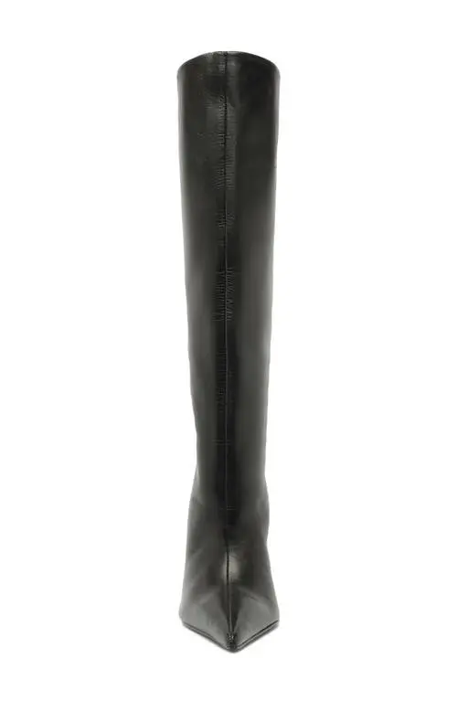 Schutz Siena Pointed Toe Knee High Wedge Boot