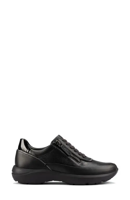 Clarks Tivoli Zip Sneakers - Black Combi
