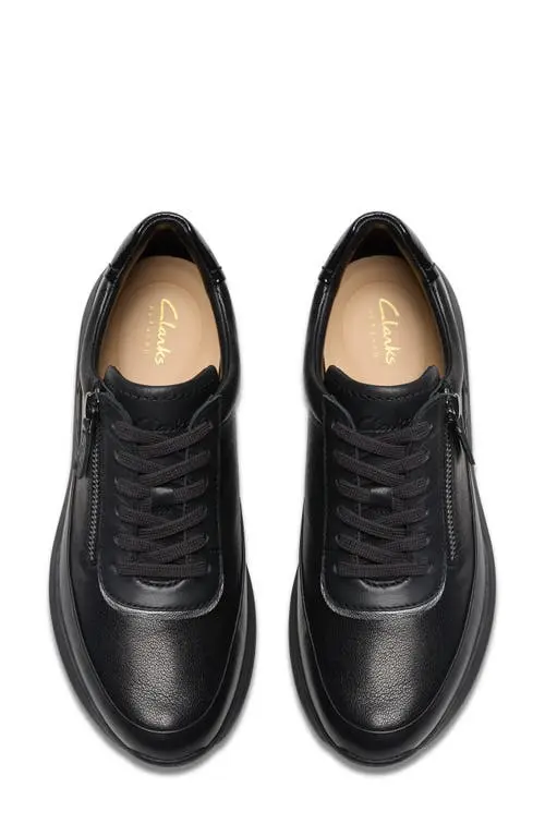 Clarks Tivoli Zip Sneakers - Black Combi