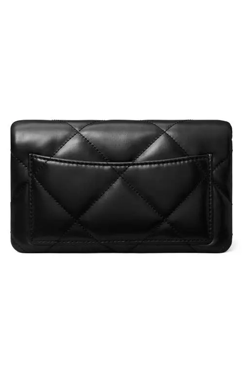 Tory Burch Kira Quilted Leather Wallet On A Chain