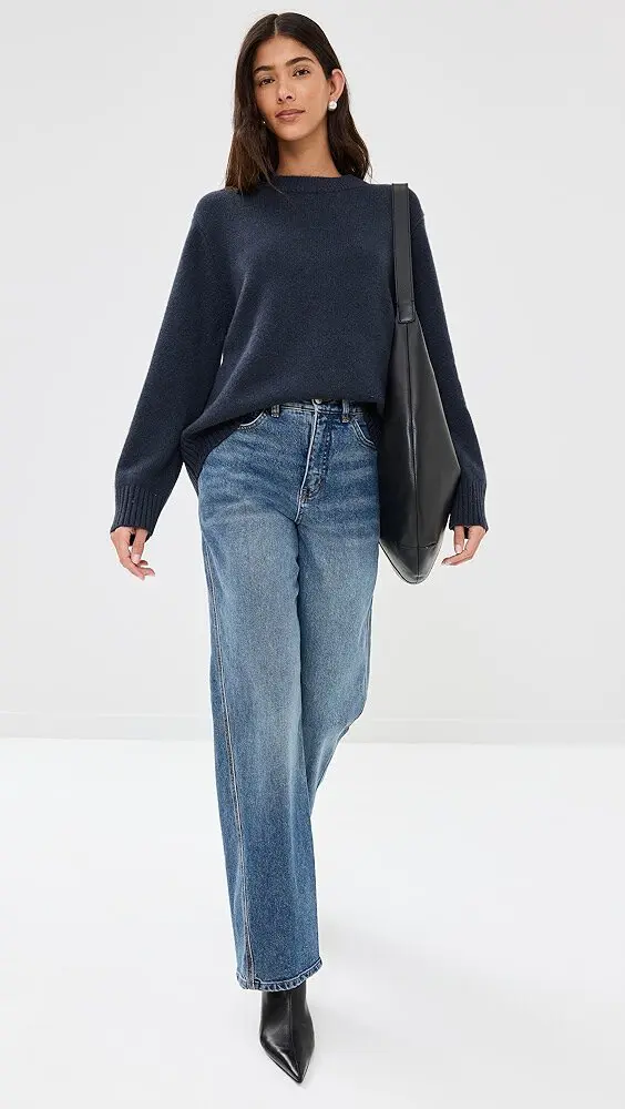 Jenni Kayne Cashmere Oversized Crewneck