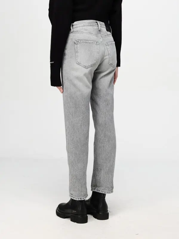 DONDUP Straight Leg Jeans - Mouse Grey