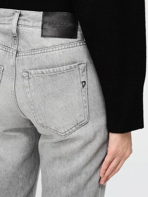 DONDUP Straight Leg Jeans - Mouse Grey