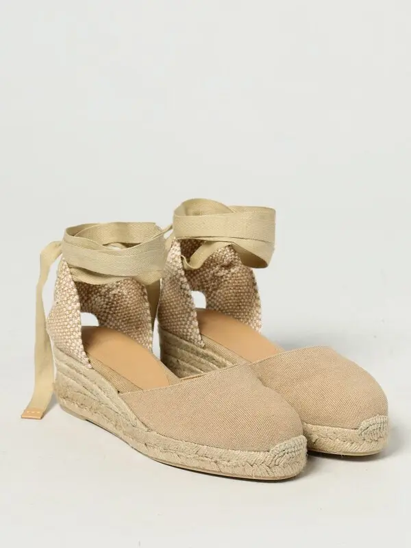 CastaÑer Espadrille Wedges - Beige