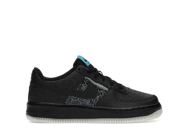 Nike Air Force 1 Low Computer Chip Space Jam Sneakers