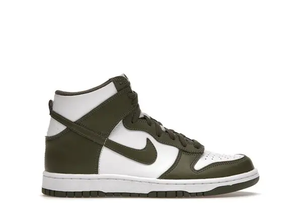 Nike Dunk High Retro Sneakers - White/cargo Khaki