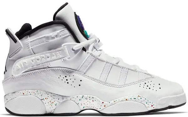 JORDAN 6 Rings Confetti Sneakers - White/black