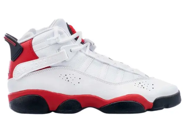 JORDAN 6 Rings Chicago Sneakers - White/university Red/black