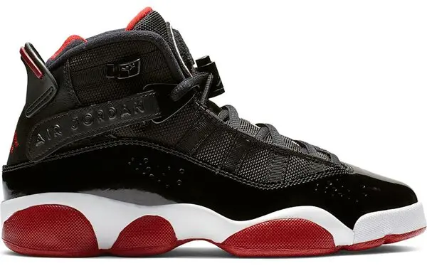 JORDAN 6 Rings Sneakers - Black/varsity Red/white