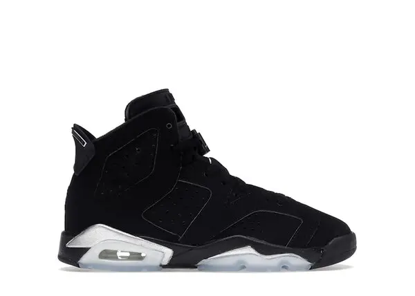 JORDAN 6 Retro Chrome Gs - Black/metallic Silver