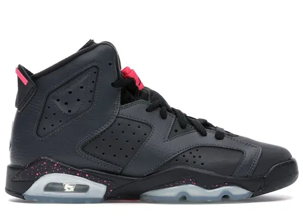 JORDAN 6 Retro Sneakers - Anthracite/black/hyper Pink