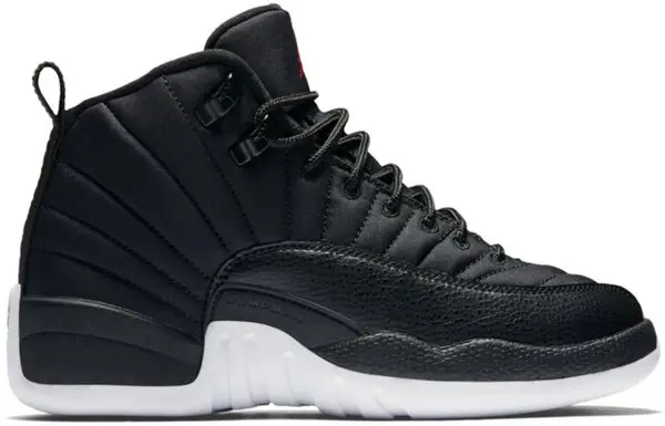 JORDAN 12 Retro Nylon Sneakers - Black/gym Red/white