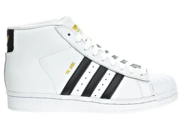 Adidas Lace-up High-top Sneakers - White/core Black
