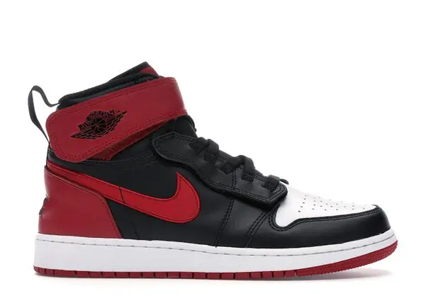 JORDAN 1 High Flyease Bred Toe - Black/gym Red/white