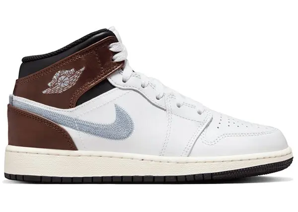 JORDAN 1 Mid Se Sneakers - White/black/sail