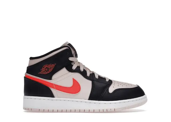 JORDAN 1 Mid Sneakers - Atmosphere/black/infrared 23