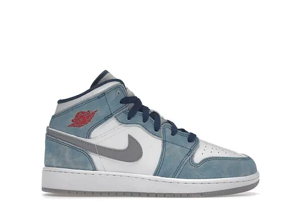 JORDAN 1 Mid Se Light Steel - French Blue/white/light Steel Gray