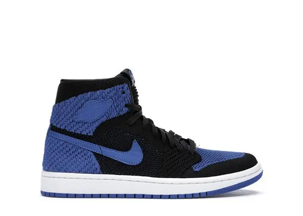 JORDAN 1 Retro High Flyknit Royal - Black/game Royal/white