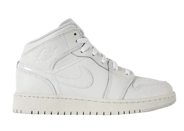 JORDAN 1 Mid Triple - White