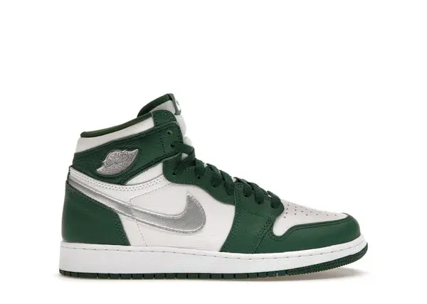 JORDAN 1 Retro High Og Sneakers - Gorge Green/metallic Silver/white