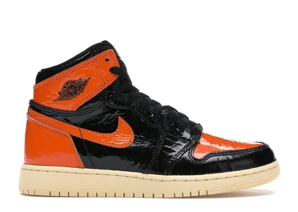 JORDAN 1 Retro High Shattered Backboard 3.0 Sneakers - Black/pale Vanilla/starfish