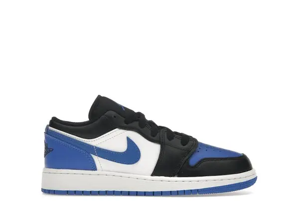JORDAN 1 Low Se Alternate Royal Toe Sneakers - White/black