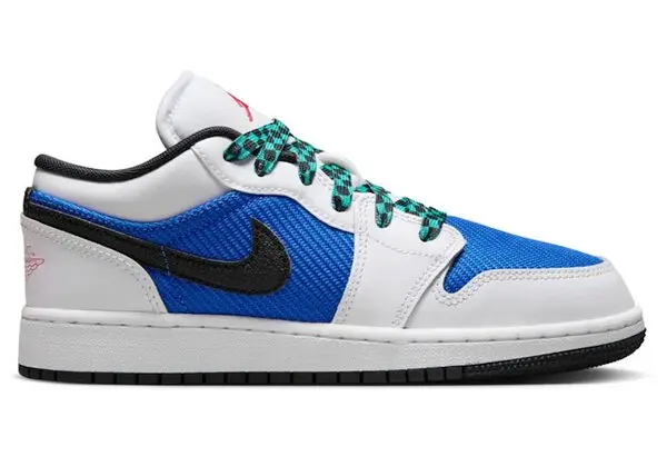 JORDAN 1 Low Se Formula 23 Pack Sneakers - White/hyper Royal/hyper Jade