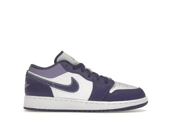 JORDAN 1 Low Sneakers - Sky Blue J Purple/white/sky Blue J Light Purple