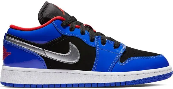 JORDAN 1 Low Top Sneakers - Hyper Royal/black/university Red