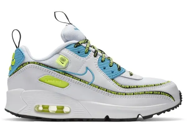 Nike Air Max 90 Se Worldwide Pack Sneakers - White/black/volt