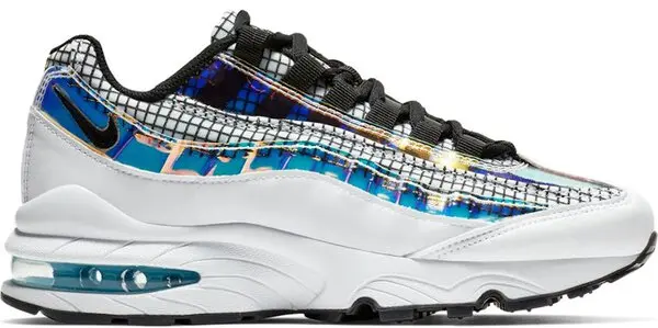 Nike Air Max 95 Lv8 Sneakers - White/blue Gaze/lime Blast