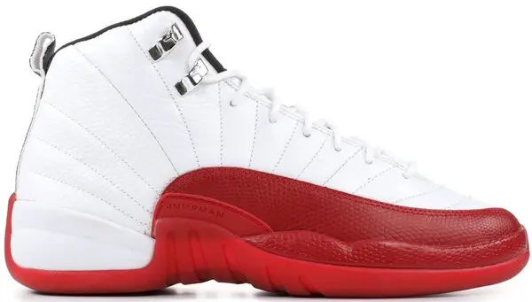 JORDAN 12 Retro Cherry Sneakers - White/black/varsity Red