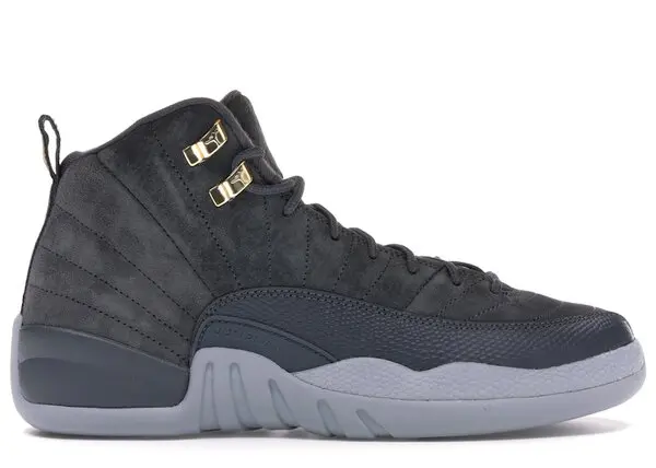 JORDAN 12 Retro High Top Sneakers - Dark Grey/wolf Grey