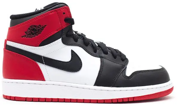 JORDAN 1 Retro Toe - White/black/gym Red