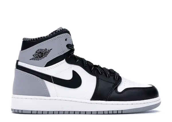 JORDAN 1 Retro Sneakers - White/black/wolfgrey
