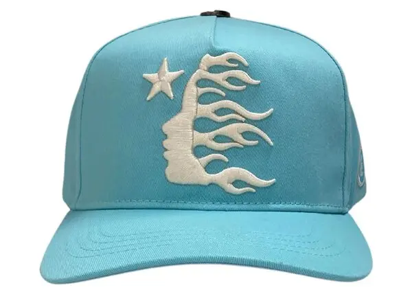 HELLSTAR Og Logo Snapback Hat - Baby Blue
