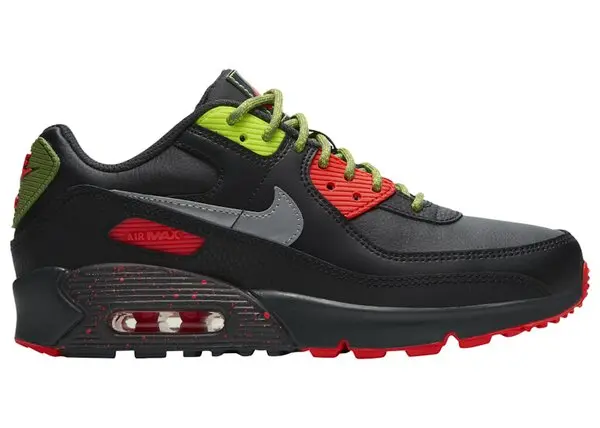 Nike Air Max 90 Sneakers - Black/dark Smoke Grey/asparagus