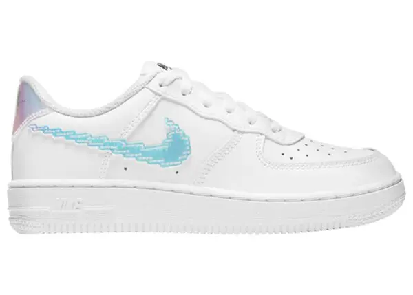 Nike Air Force 1 Lv8 Digital Swoosh Sneakers - White