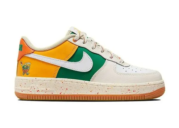 Nike Air Force 1 Lv8 Fruit Basket Sneakers - Sail/green/yellow