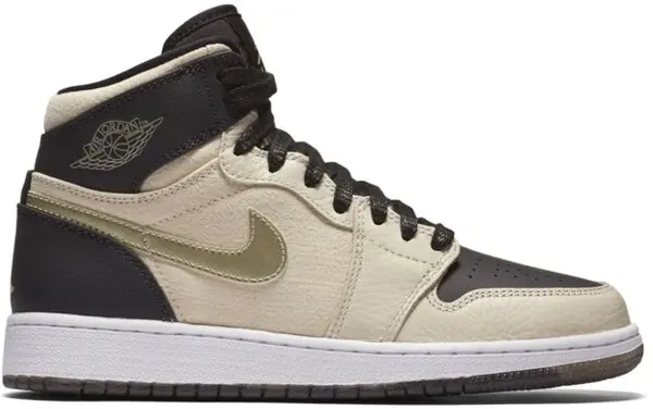 JORDAN 1 Retro High Top Sneakers - Sail/baroque Brown/white