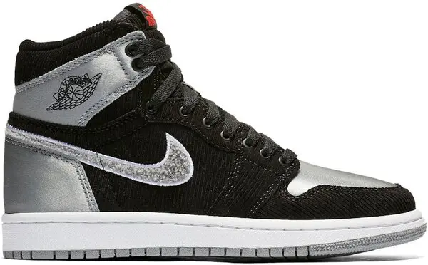 JORDAN 1 Retro High Aleali May Shadow - Black/shadow Grey/white