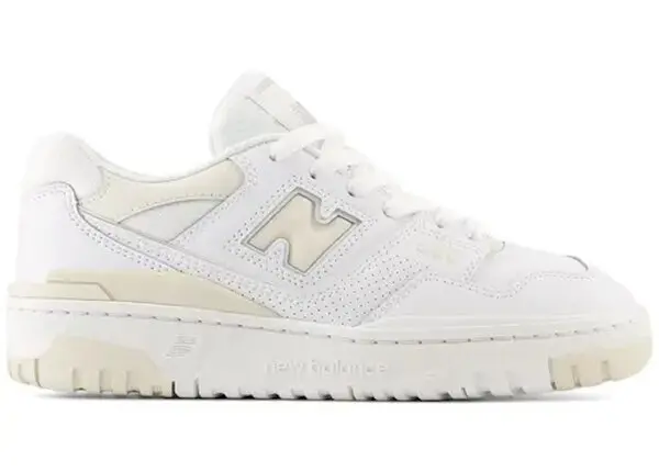 NEW BALANCE 550 Leather Sneakers - White/cream
