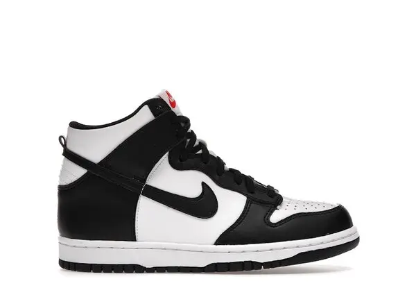 Nike Dunk High Panda Gs - White/black/university Red